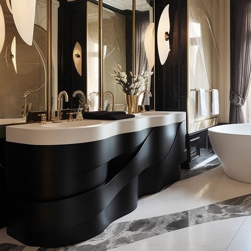 BATH VANITIES FOR BOUTIQUE HOTEL STYLE BATHROOM