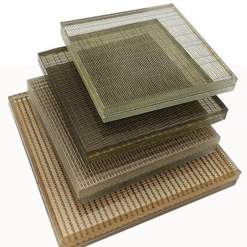 Custom Decorative Fabric Laminated Glass Tempered Art Glass Fabric ...