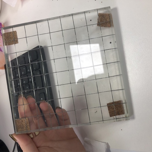 Fire resistant wired glass with silver metal mesh interlayer