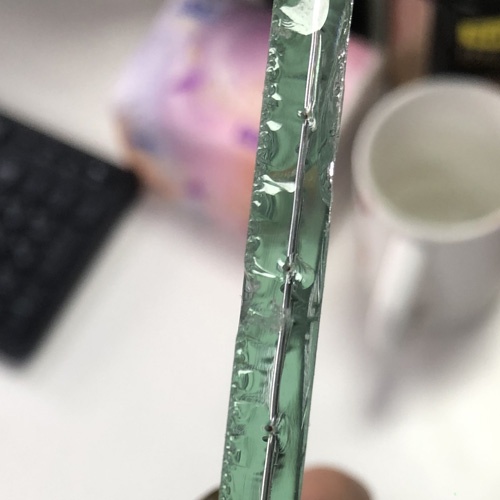 Fire resistant wired glass with silver metal mesh interlayer