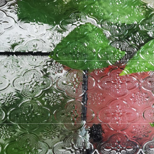 Flora Pattern Textured Building Glass For Interior Door And Partition ...