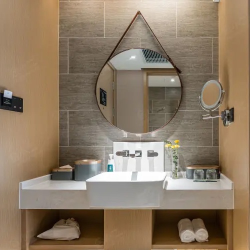 High reflection and definition silver mirror for bathroom vanities