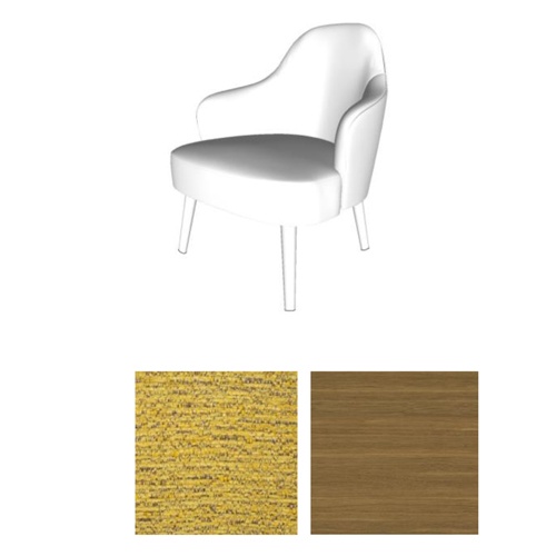 Lounge Chair Hilton FFE specification Kinetic Scheme for Hampton by Hilton