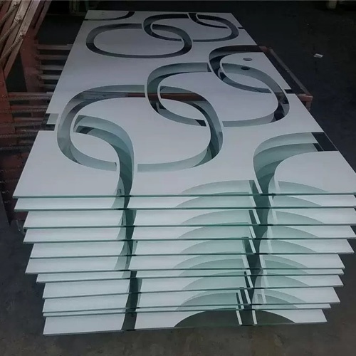 Silk screen ceramic frit printing glass with customized pattern