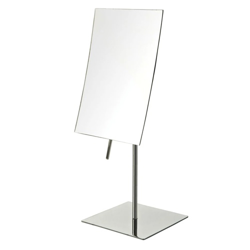 Table top rectangular vanity mirror with 3X magnification | Hotel ...