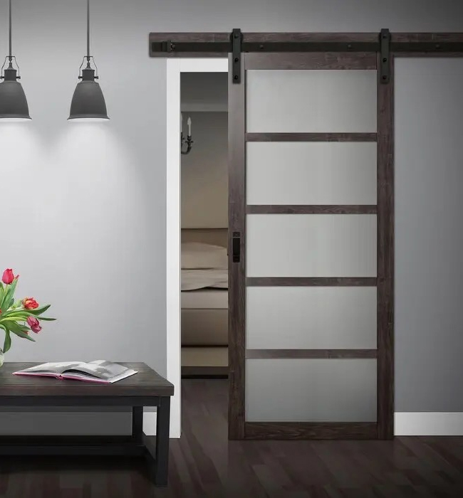 5 lite barn door stile and rail construction