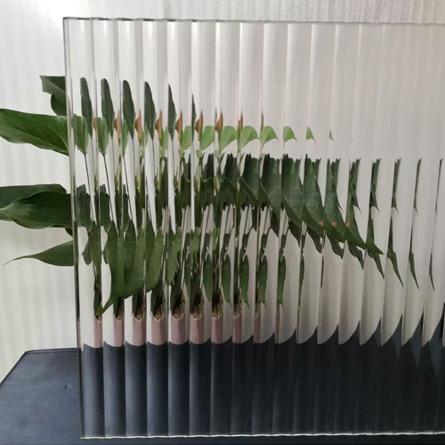 Tinted or Clear Fluted Glass for Interior Door and Wall Divider